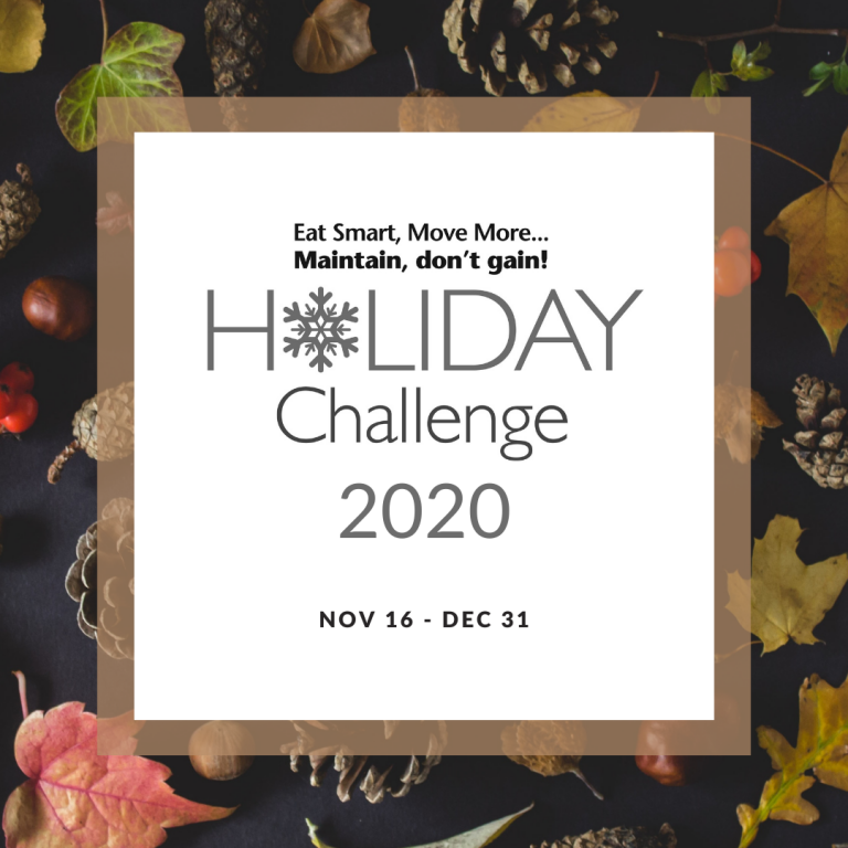 Two Weeks Until the 2020 Holiday Challenge! - Eat Smart, Move More ...