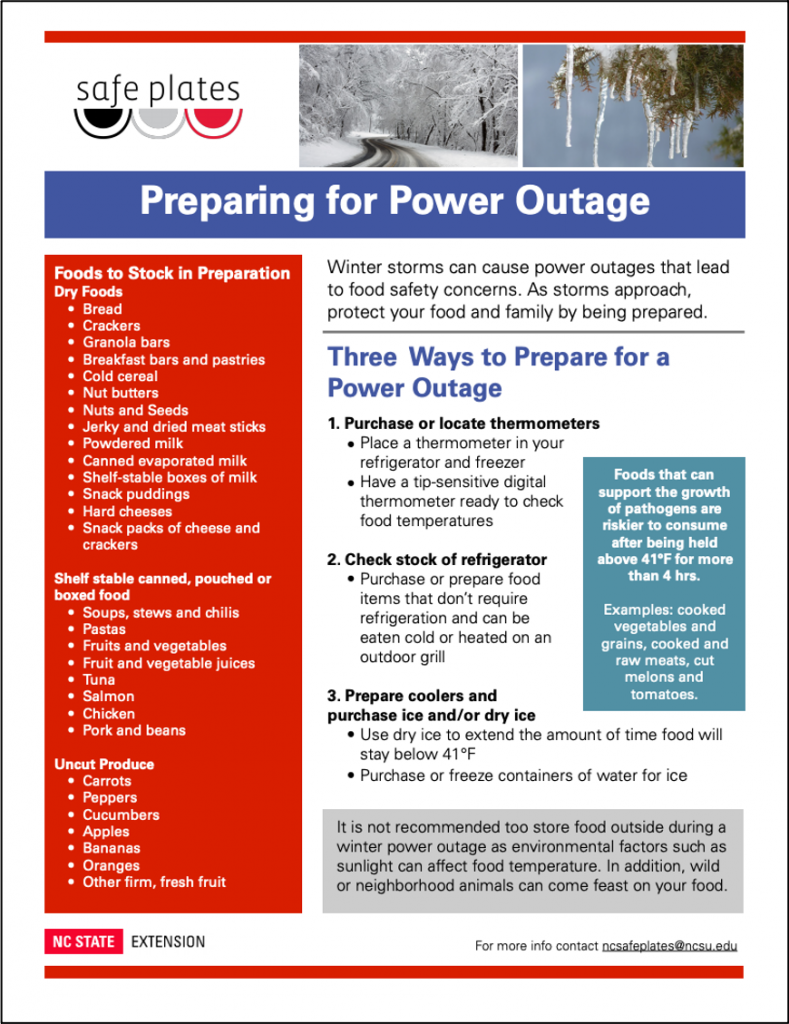 Food Safety During a Power Outage - Eat Smart, Move More, Weigh Less